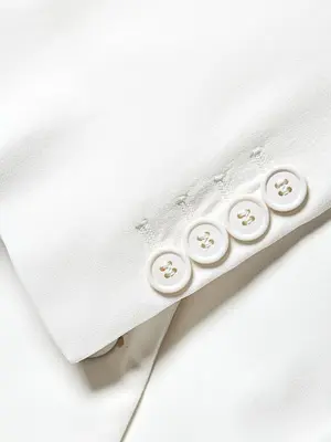 Alexander McQueen Tailored Peak-lapel Jacket - Ivory