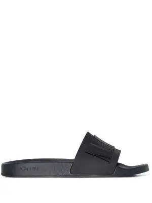 Amiri Logo-debossed Open-toe Slides