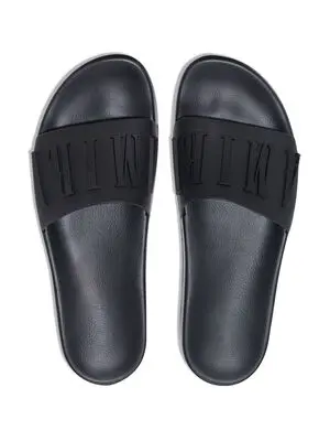 Amiri Logo-debossed Open-toe Slides
