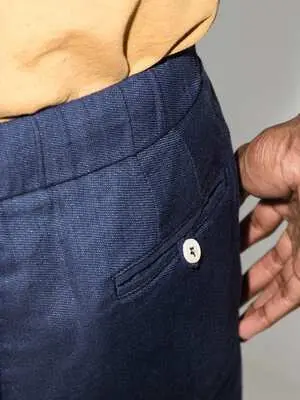 Frescobol Carioca Felipe Drawstring Shorts - Blue