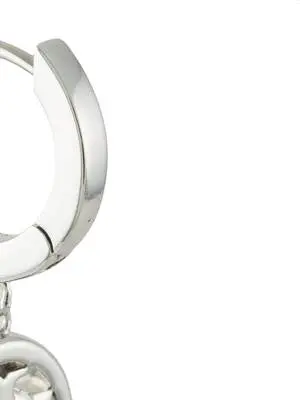 Tory Burch Icon Pavé Hoop Earrings