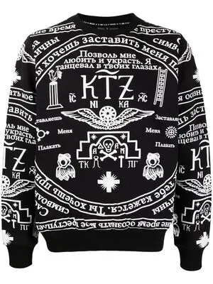 KTZ Graphic Print Sweatshirt