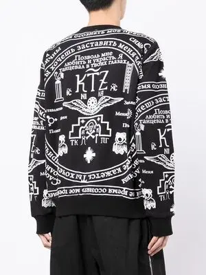 KTZ Graphic Print Sweatshirt