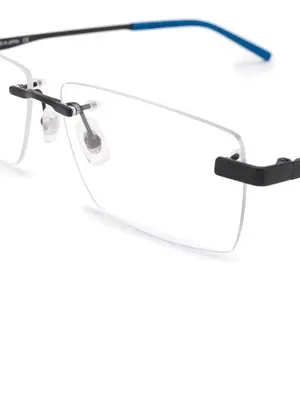 Montblanc Two-tone Square-frame Glasses