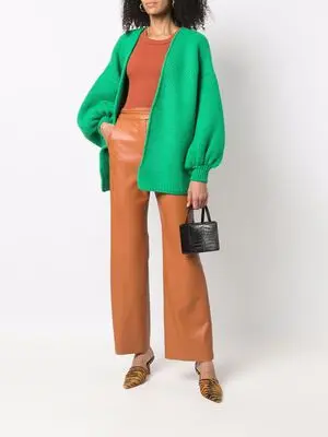 STYLAND Fine-ribbed Vest Top - Orange