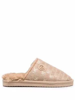 Michael Kors Janis Monogram Slippers