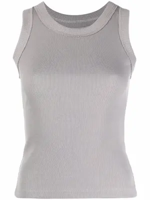 STYLAND Organic Cotton-blend Tank Top - Grey