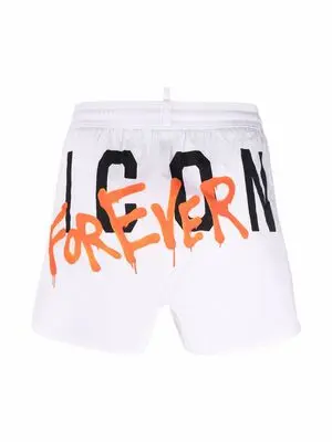 Dsquared2 Icon Forever Board Shorts - White