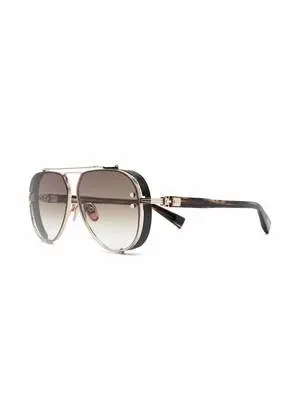 Balmain Pilot Frame Sunglasses