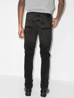 Nudie Jeans Lean Dean Slim-fit Jeans - Black