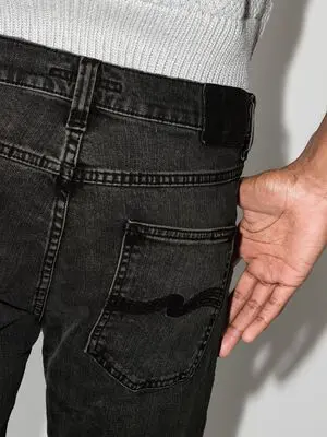Nudie Jeans Lean Dean Slim-fit Jeans - Black