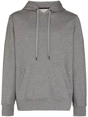 Canada Goose Logo-patch Mélange Hoodie