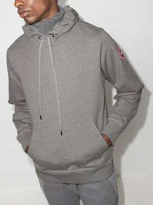 Canada Goose Logo-patch Mélange Hoodie