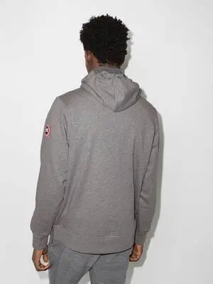 Canada Goose Logo-patch Mélange Hoodie
