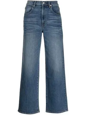 SLVRLAKE Ankle-length Wide Leg Jeans