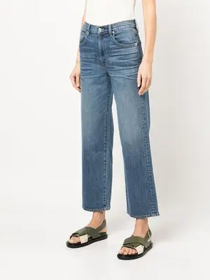 SLVRLAKE Ankle-length Wide Leg Jeans