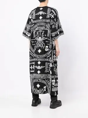 KTZ Church Print Cotton Kaftan