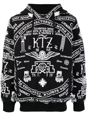 KTZ Oversized Printed Hoodie