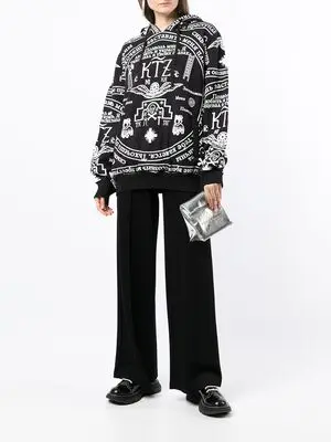 KTZ Oversized Printed Hoodie