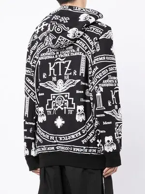 KTZ Oversized Printed Hoodie