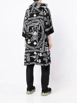 KTZ Church Print Hooded Kaftan