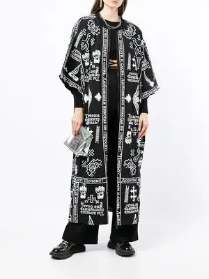 KTZ Printed Zipped Kaftan