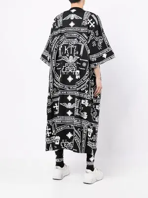 KTZ Printed Zipped Kaftan