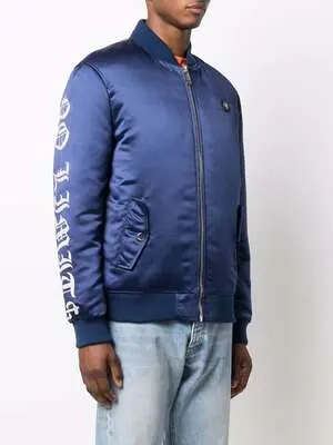 Philipp Plein Logo-print Bomber Jacket