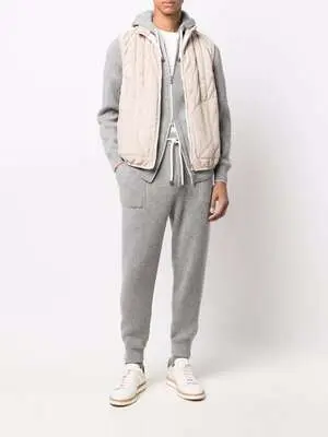 Brunello Cucinelli Ribbed-knit Cashmere Sweatpants
