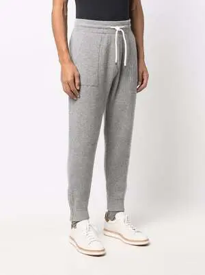 Brunello Cucinelli Ribbed-knit Cashmere Sweatpants