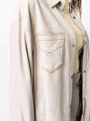 Brunello Cucinelli Long Shirt Jacket