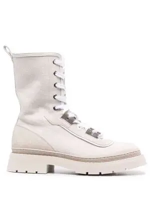 Brunello Cucinelli Lace-up Ankle Boots