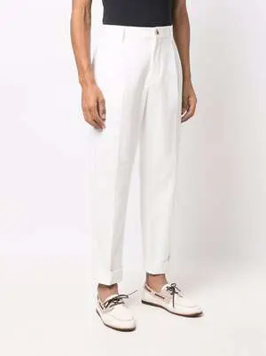Brunello Cucinelli Dart-detail Straight-leg Trousers