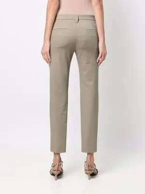 Brunello Cucinelli Elasticated-waist Cropped Trousers