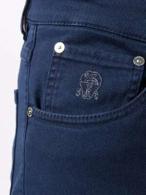 Brunello Cucinelli Dyed Straight-leg Jeans