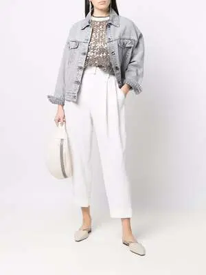 Brunello Cucinelli Oversized Denim Jacket