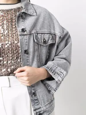 Brunello Cucinelli Oversized Denim Jacket
