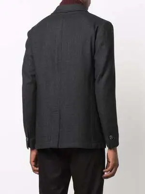 DELL'OGLIO Single-breasted Wool-blend Jacket