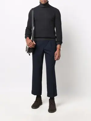 DELL'OGLIO Roll-neck Merino-wool Sweater