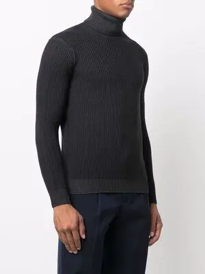 DELL'OGLIO Roll-neck Merino-wool Sweater