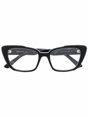 Prada Marbled Cat Eye Frame Glasses