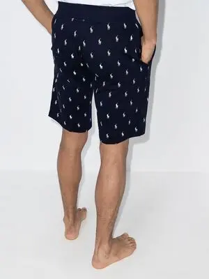 Polo Ralph Lauren Logo Print Pajama Shorts