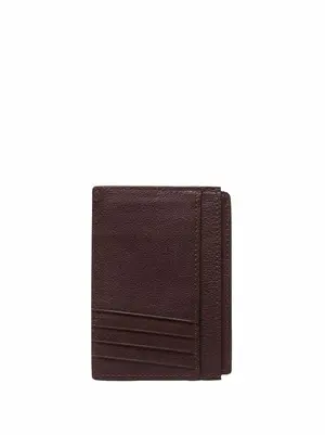 Brunello Cucinelli Long Leather Cardholder - Brown