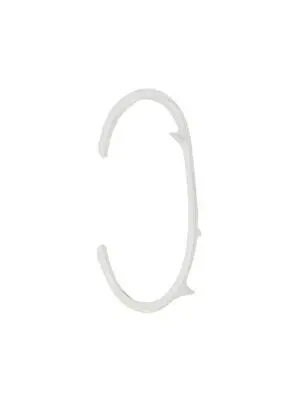 SHAUN LEANE Rose Thorn Thin Cuff - Silver