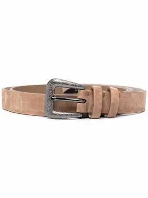 BRUNELLO CUCINELLI Leather Buckle Belt