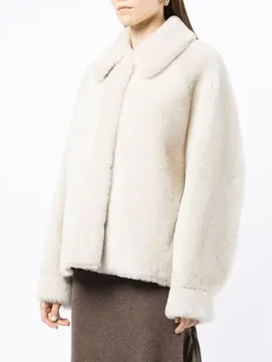 Goen.j Dolman Sleeves Shearling Jacket