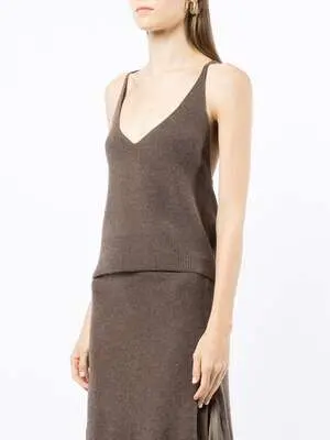 Goen.j V-neck Cashmere Tank Top