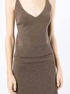 Goen.j V-neck Cashmere Tank Top