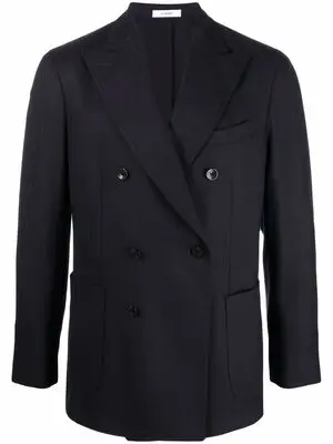 Boglioli Double-breasted Pinstripe Blazer