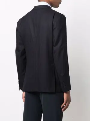 Boglioli Double-breasted Pinstripe Blazer